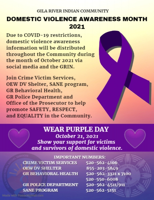 Copy of DVAM 2021 Intro | PosterMyWall