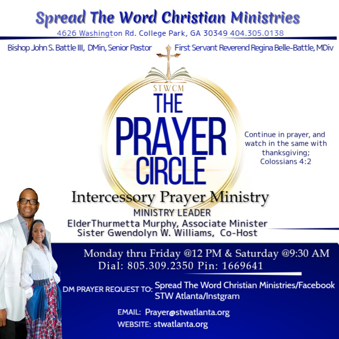 STWCM Intercessory Noon Day Prayer (2) | PosterMyWall