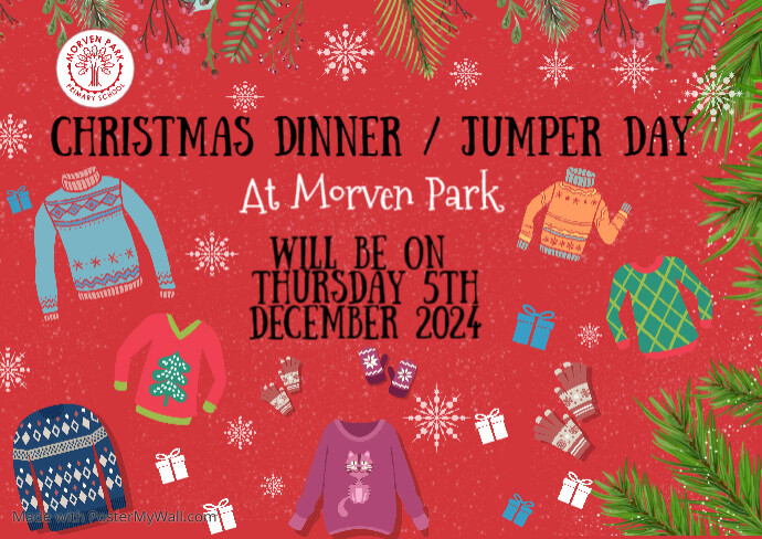 Christmas Dinner / Jumper Day | PosterMyWall
