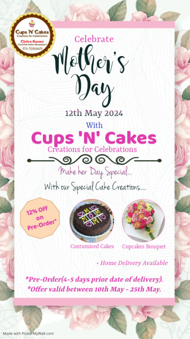 Copy of women's day, women's day menu | PosterMyWall