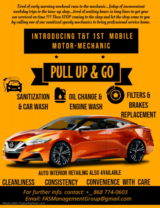 Copy of Copy of Copy of Car Garage Service Template | PosterMyWall