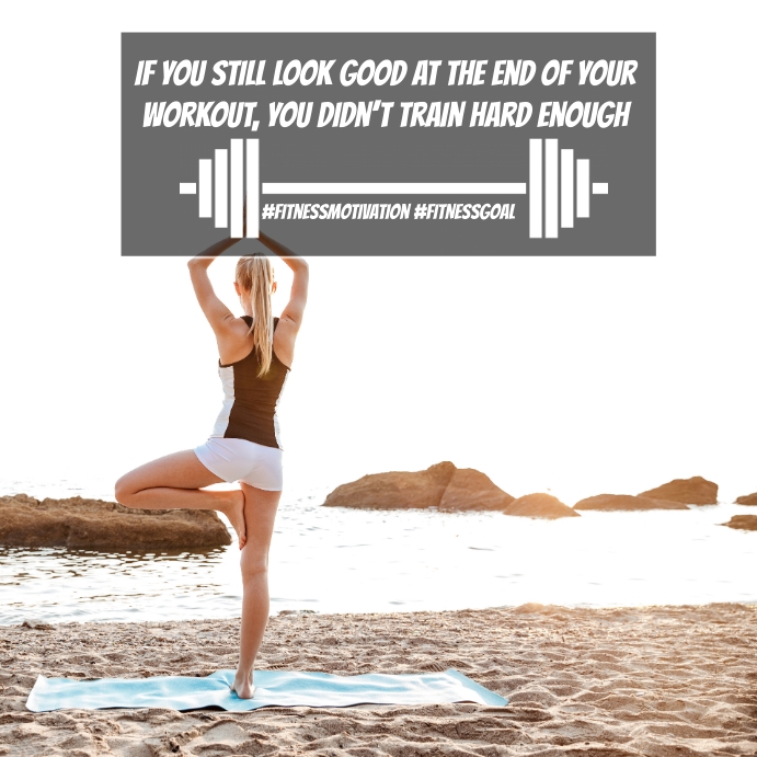 39 Fitness Motivation & Goals Template | PosterMyWall