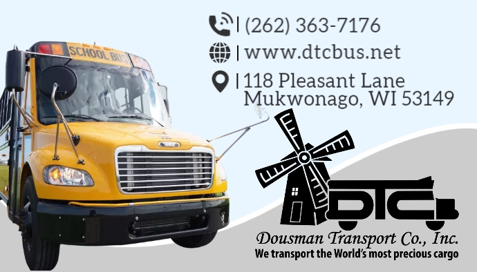 Copy of Blue and Gray DTC Business Card Mukwonago(1) | PosterMyWall