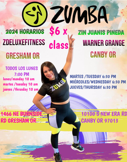 Zumba Poster/Wallboard | PosterMyWall