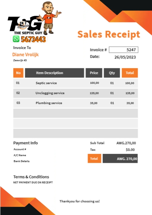 Copy of Invoice Template (2) | PosterMyWall