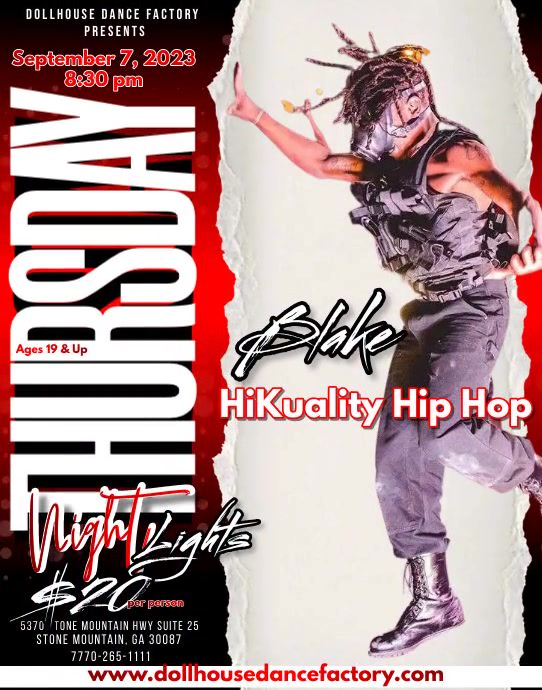 Copy of BLAKE SEPTEMBER 7 | PosterMyWall