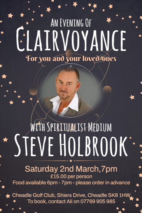 Copy of Steve Holbrook Night | PosterMyWall