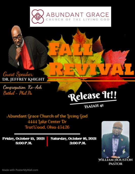 Copy of Copy of Fall Revival | PosterMyWall