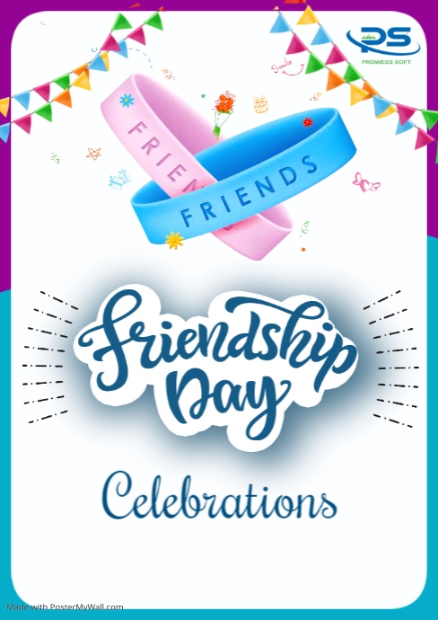Friendship Day Party Poster Template | PosterMyWall