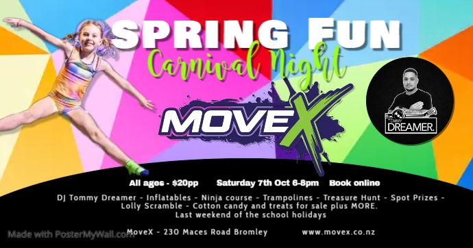 Spring Fun Carnival Night Facebook | PosterMyWall