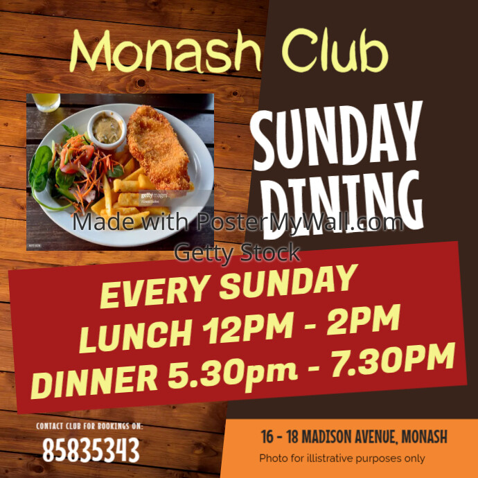 Sunday dining | PosterMyWall