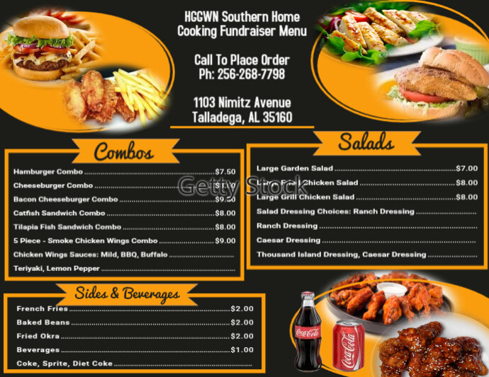 HGGWNSHC ADULT MEAL MENU #2 (1) | PosterMyWall