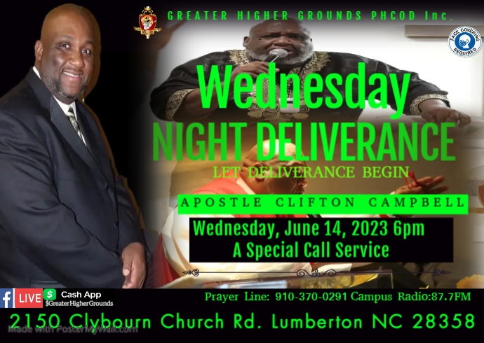 Copy of Copy of Beige Pastor Anniversary Postcard | PosterMyWall