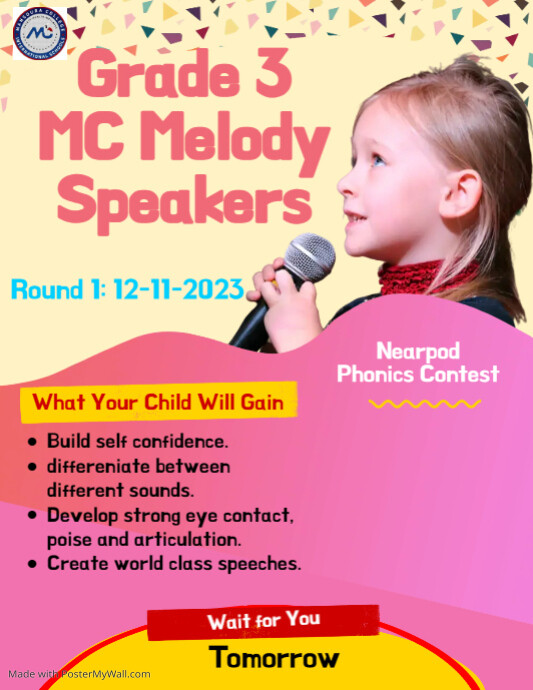 Copy of Kids Public Speaking Flyer | PosterMyWall