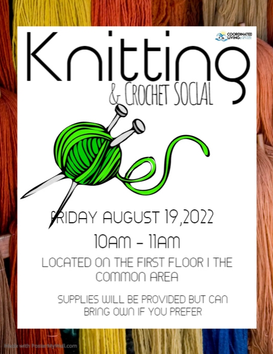 Copy of Copy of Knitting Circle Event | PosterMyWall