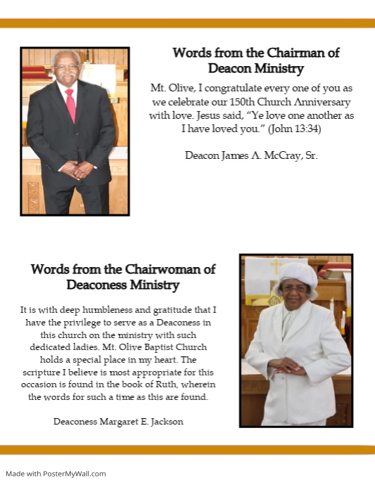 deacon deaconess | PosterMyWall