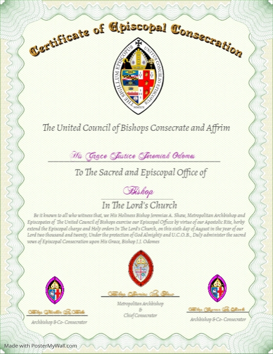 Copy of Copy of Certificate | PosterMyWall