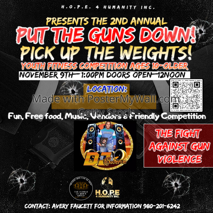 No Friends Gun RAP cover art design template | PosterMyWall