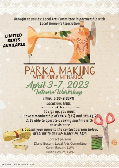 Art and craft sewing party invitation | PosterMyWall