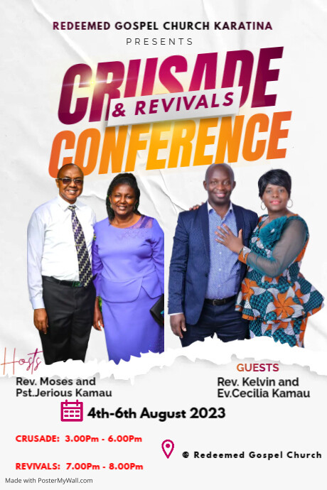 Copy of prayer revival conference | PosterMyWall