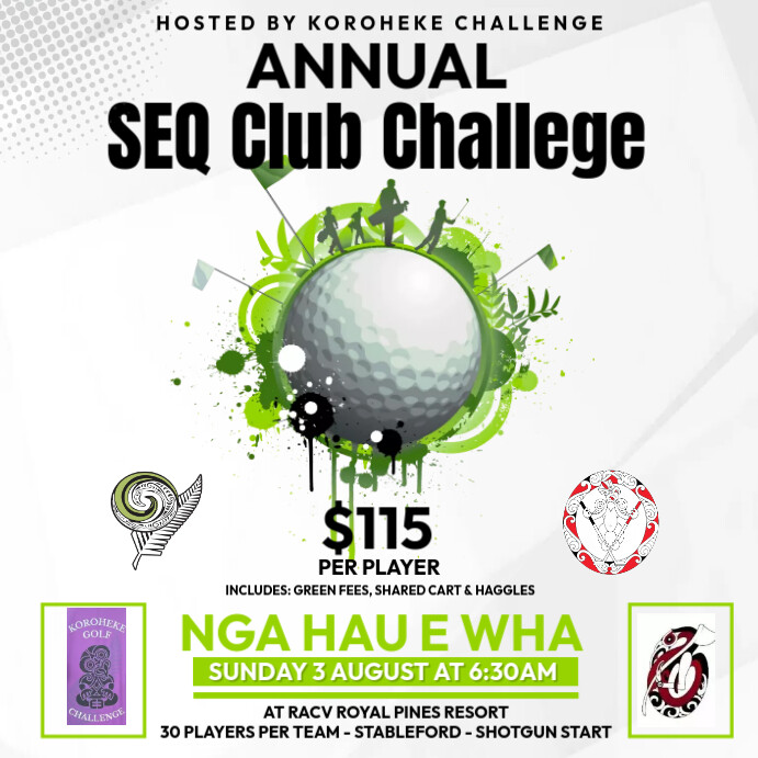 Golf instagram post | PosterMyWall