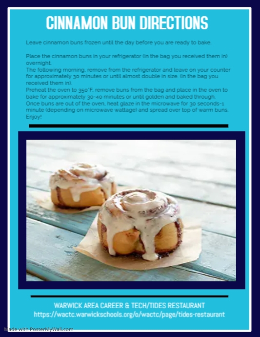 CINNABUN CINNABON SALE DAY FLYER TEMPLATE | PosterMyWall