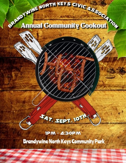 Brandywine Annual Community Cookout | PosterMyWall