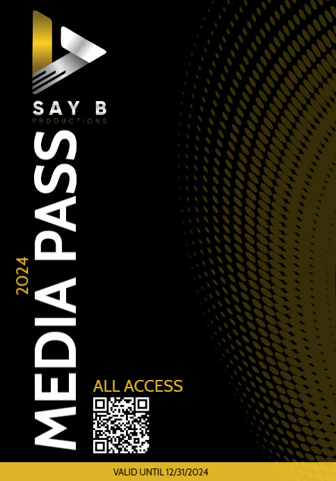 SAY PRODUCTIONS MEDIA PASS | PosterMyWall
