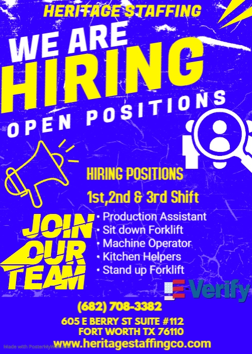 We Are Hiring Flyer | PosterMyWall