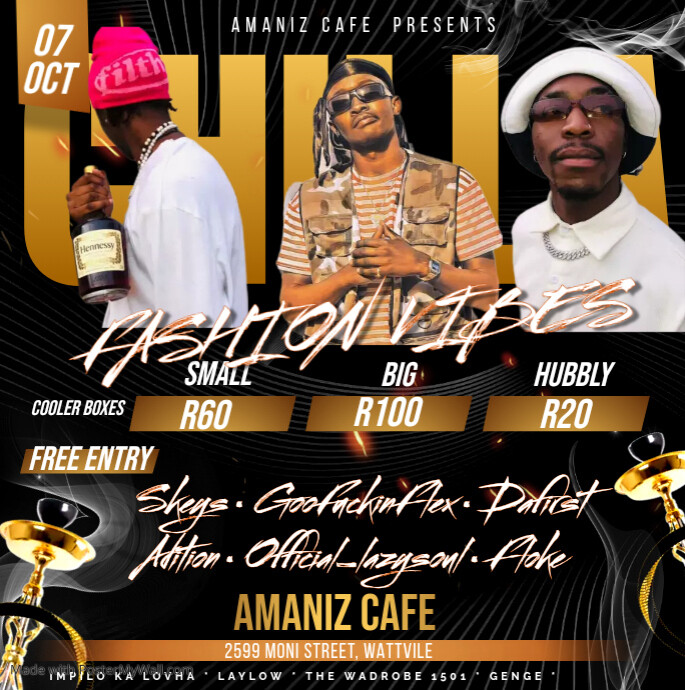 Copy of Chilla Fashion Vibes{YD} | PosterMyWall