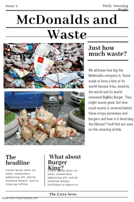 Copy of Conventional Newspaper Layout | PosterMyWall