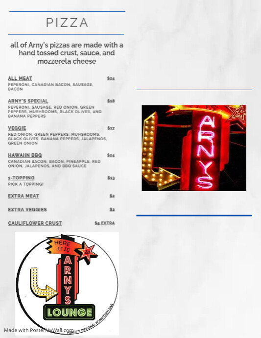 Modern Marble Restaurant Food Menu Flyer (2) | PosterMyWall