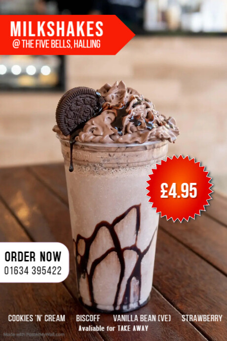 Milkshake Delivery | PosterMyWall