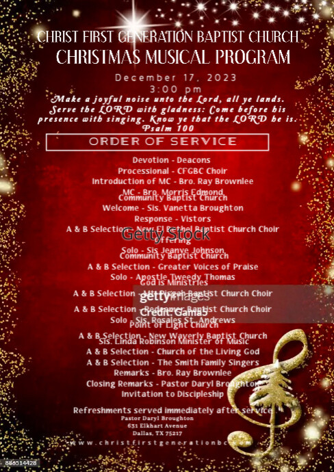 Christmas Concert Event Music Play Show Event | PosterMyWall