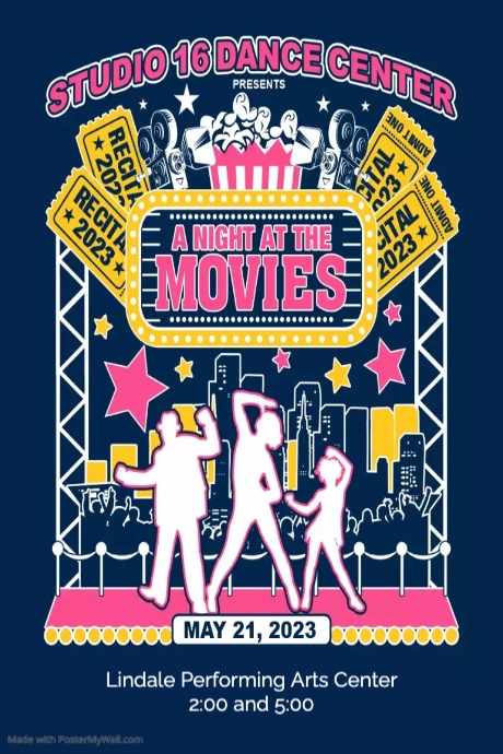 Movies Program Cover | PosterMyWall