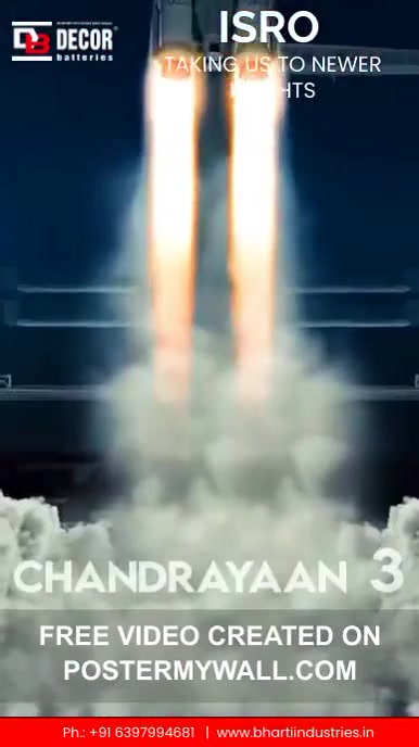 Copy of chandrayaan-3 | PosterMyWall