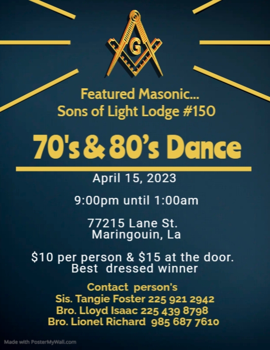 Masonic Organization from Darkness to Light F | PosterMyWall