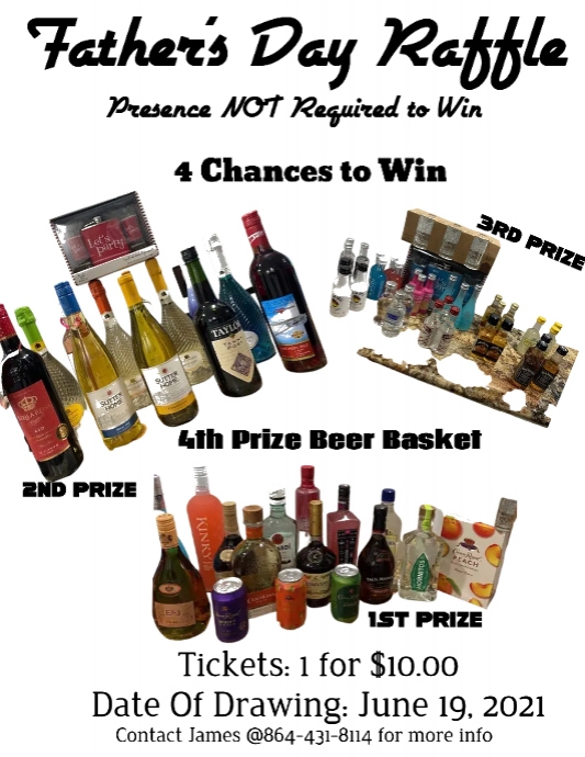 Copy of Copy of Original alcohol Basket raffle | PosterMyWall