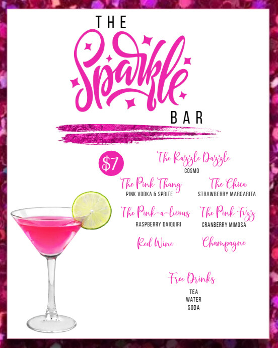 The Sparkle Bar | PosterMyWall