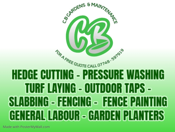 Copy of LANDSCAPING YARD SIGN | PosterMyWall