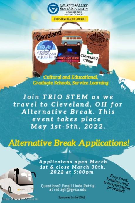 2022 Alternative Break Application Flyer | PosterMyWall