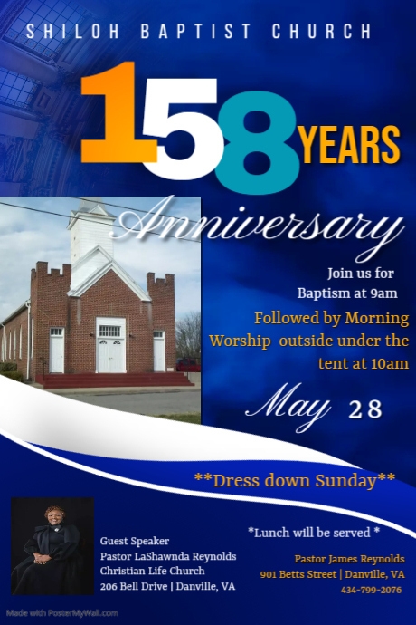 Church Anniversary | PosterMyWall