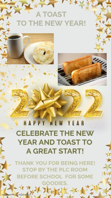 TOAST TO NEW YEAR | PosterMyWall