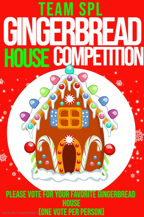 Copy of Gingerbread House Competition Poster | PosterMyWall