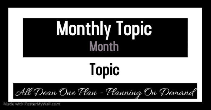 Monthly Topic | PosterMyWall