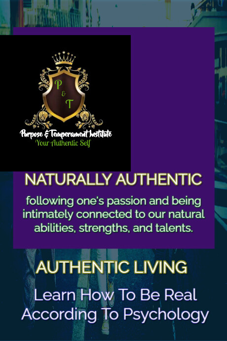 Authentic Living | PosterMyWall