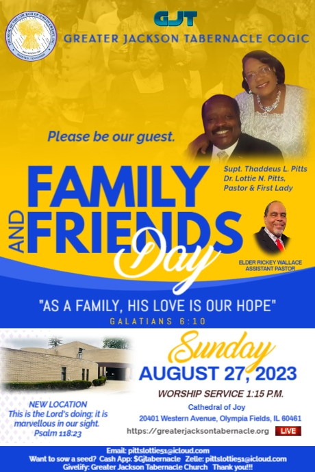 Family and friends day flyer | PosterMyWall