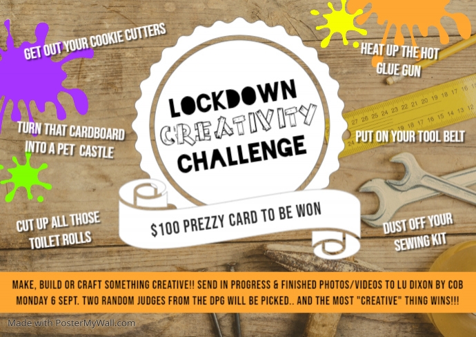Copy of Lockdown Creativity Challenge | PosterMyWall