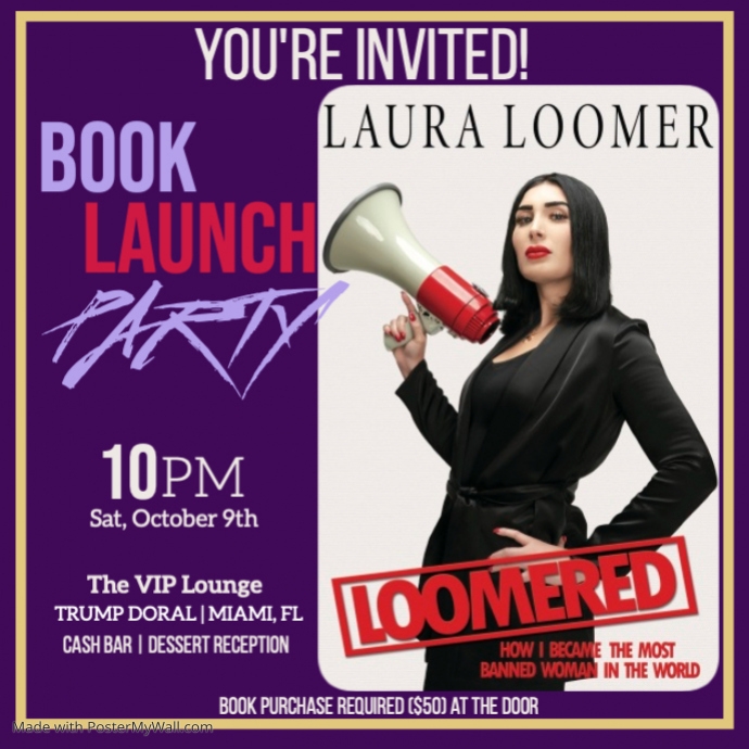 Copy of Loomered Book Launch | PosterMyWall