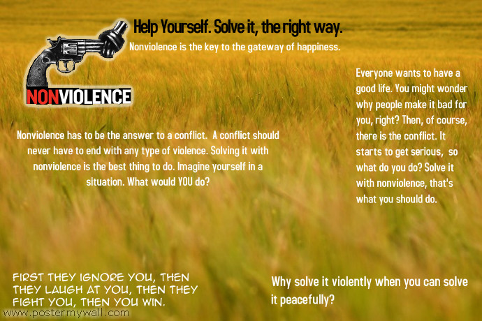 Non-Violence | PosterMyWall